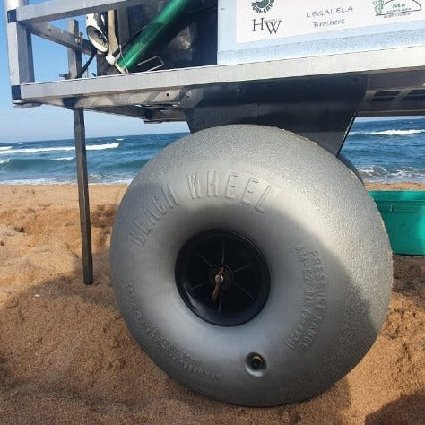 Beach trolley wheels - Polyurethane 400mm PER PAIR – Tidal Hook